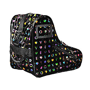 Epic Skates Limited Edition Love Skate Bag, Shiny Black