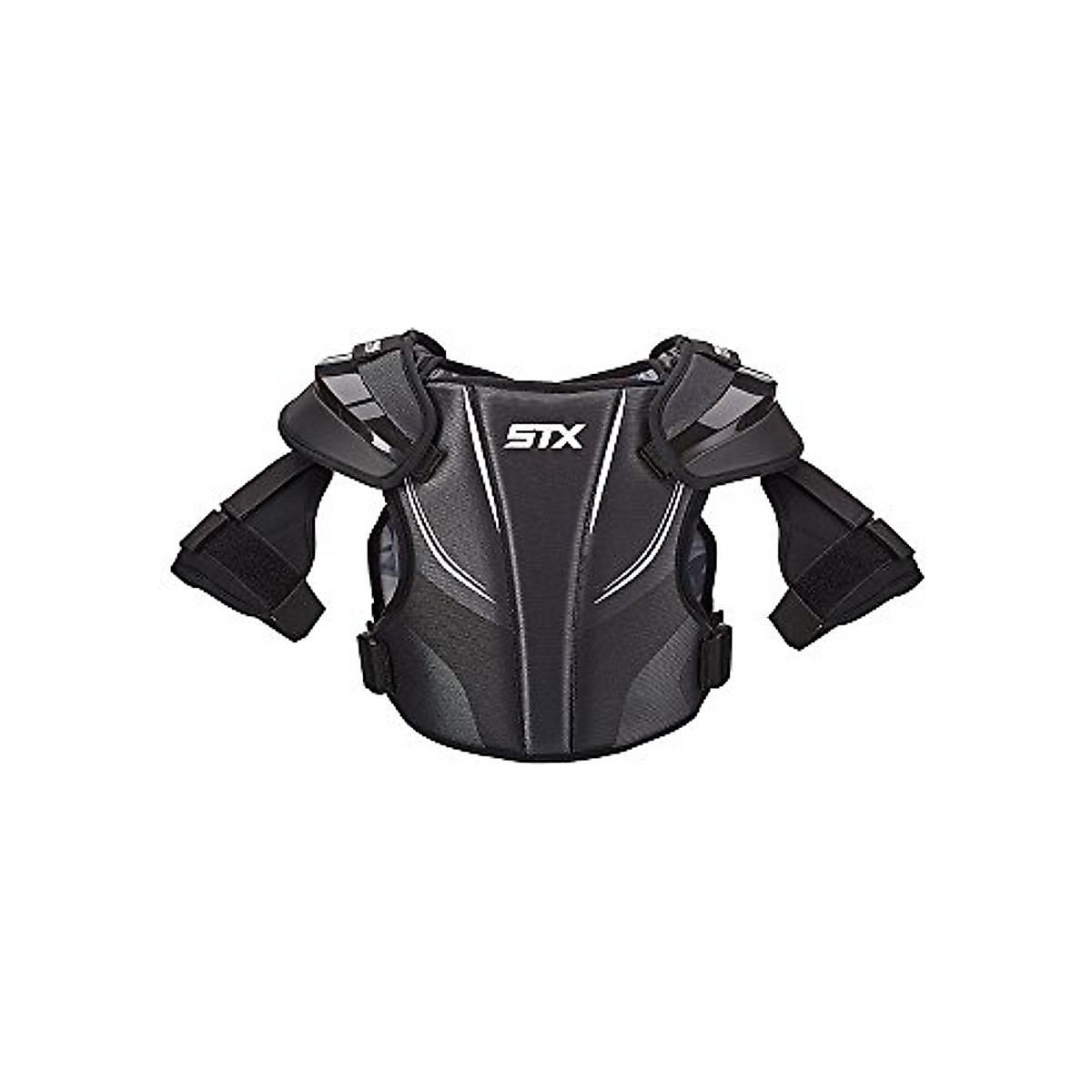 STX Lacrosse Stallion 200 Shoulder Pad, Black, Large