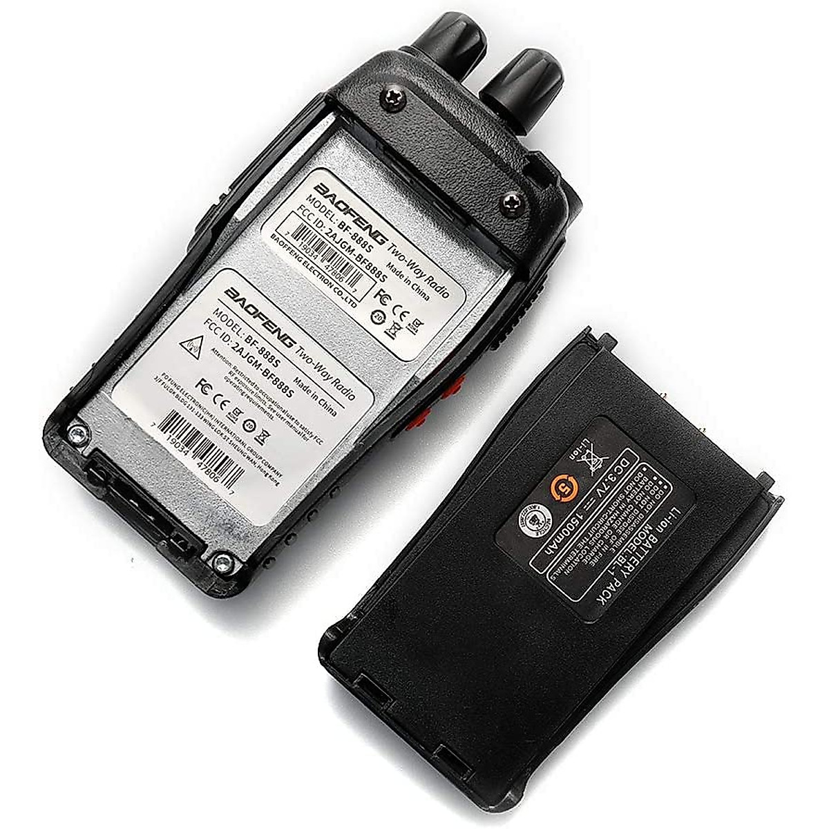 BAOFENG BF-888S 3 Pack Walkie Talkie Long Range for Adults with Earpieces Rechargeable Handheld Two Way Radio