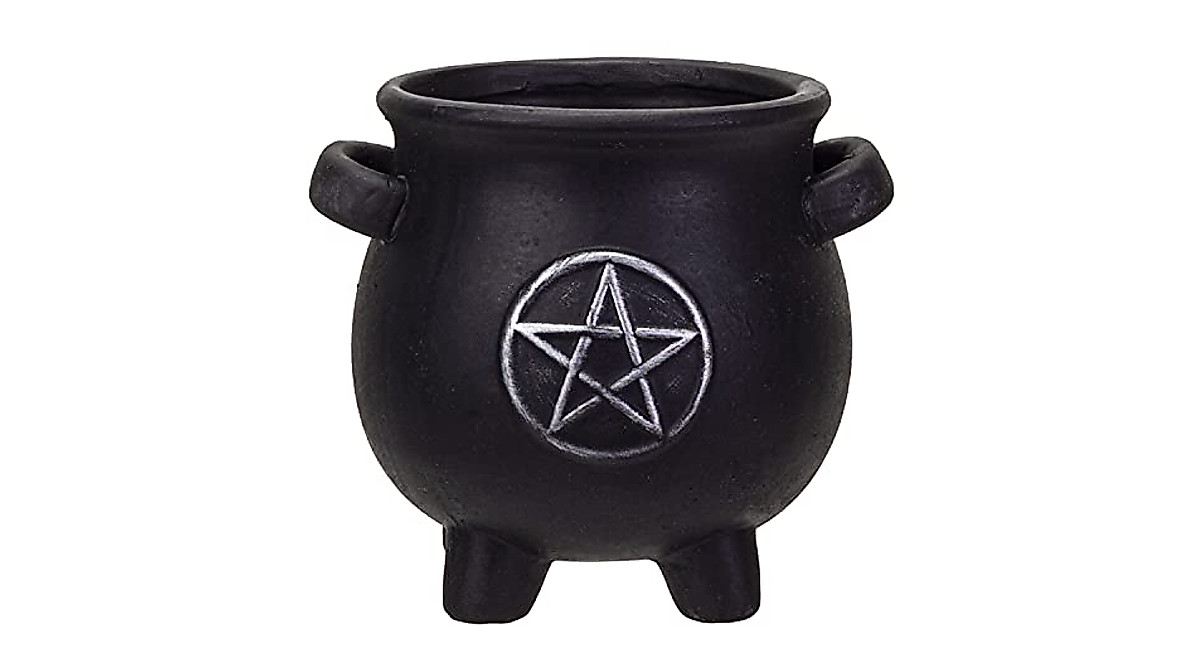 Witches Cauldron Planter Pot - Unique Home Decor