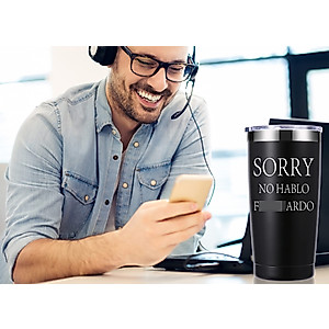 Funny Men Gifts.20 oz Tumbler Gifts for Men.Funny Sarcastic Humor Novelty Joke Gag Gifts.Birthday Gifts Christmas Gifts for Men Dad Husband Brother Boss Women(Black)