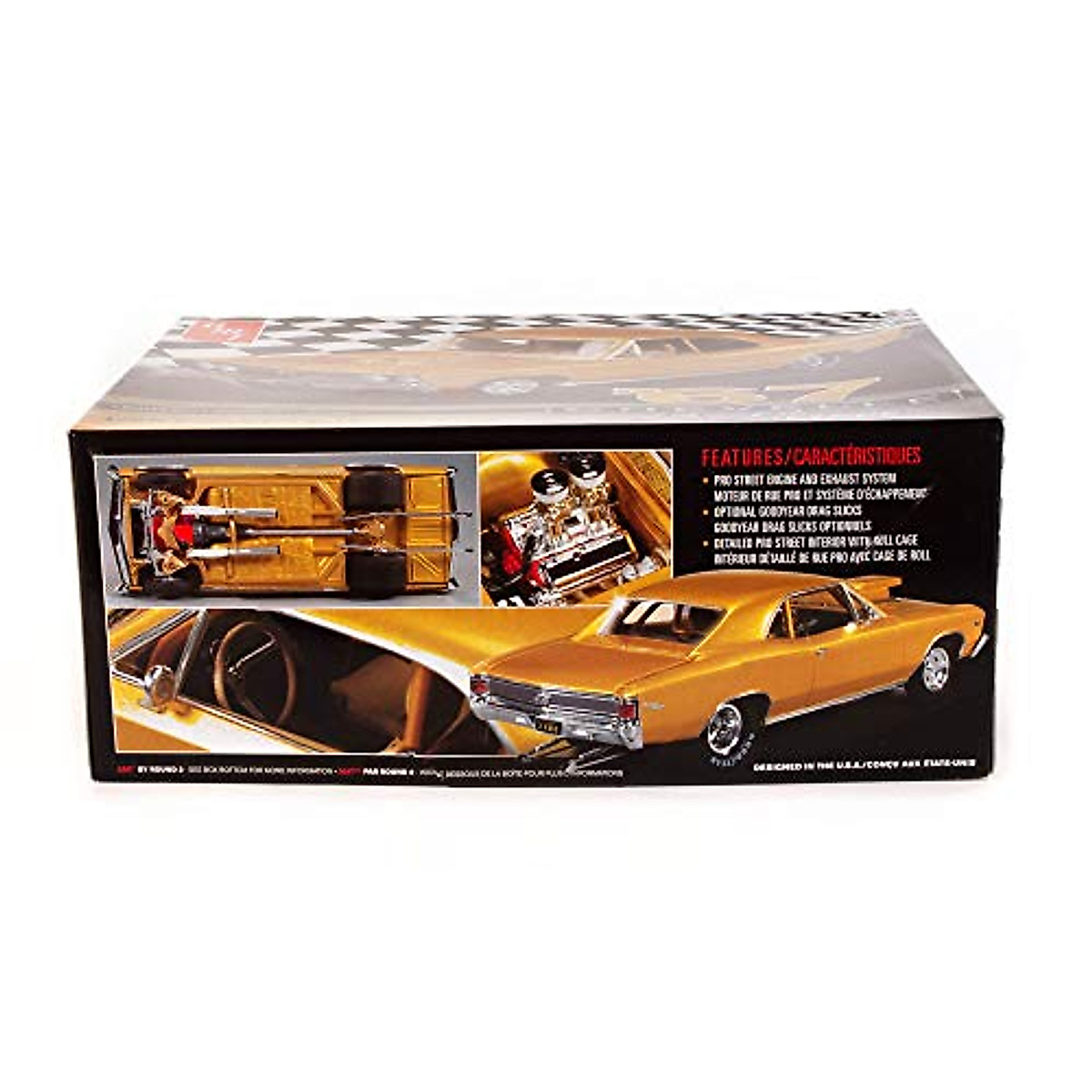 AMT 1967 Chevy Chevelle Pro Street 1:25 Scale Model Kit