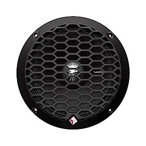 Rockford Fosgate PPS4-6 6.5" 400W 4-Ohm Midrange Car Audio Speaker Pair with Fiber Reinforced Paper Cone and Stamp Cast Aluminum Frame