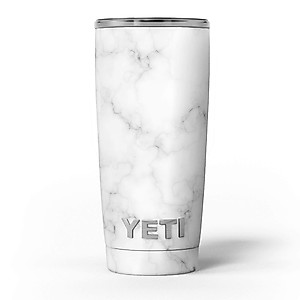 Design Skinz Slate Marble Surface V54 - Skin Decal Vinyl Wrap Kit Compatible with The Yeti Rambler Cooler Tumbler Cups
