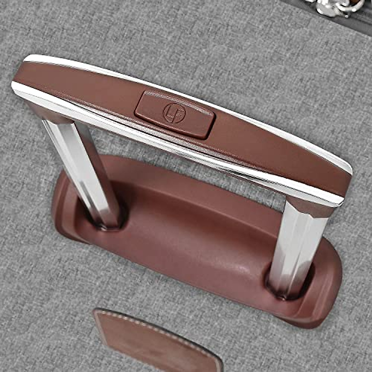 LONDON FOG Westminster Expandable Spinner Grey, 20" Carry On