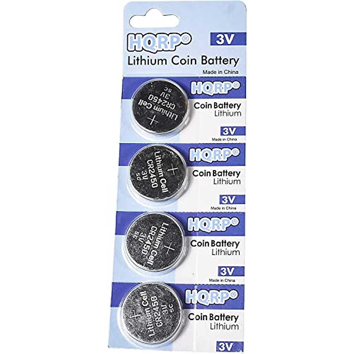 HQRP 4-Pack Lithium Battery Compatible with MyQ Garage Door Sensor