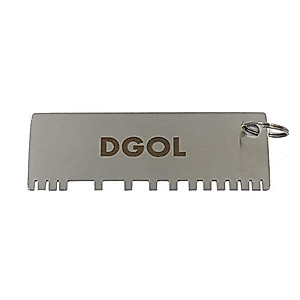 DGOL Stainless Steel Mini Portable Metal Sheet Thickness Gauge Material Wire Thickness Gage