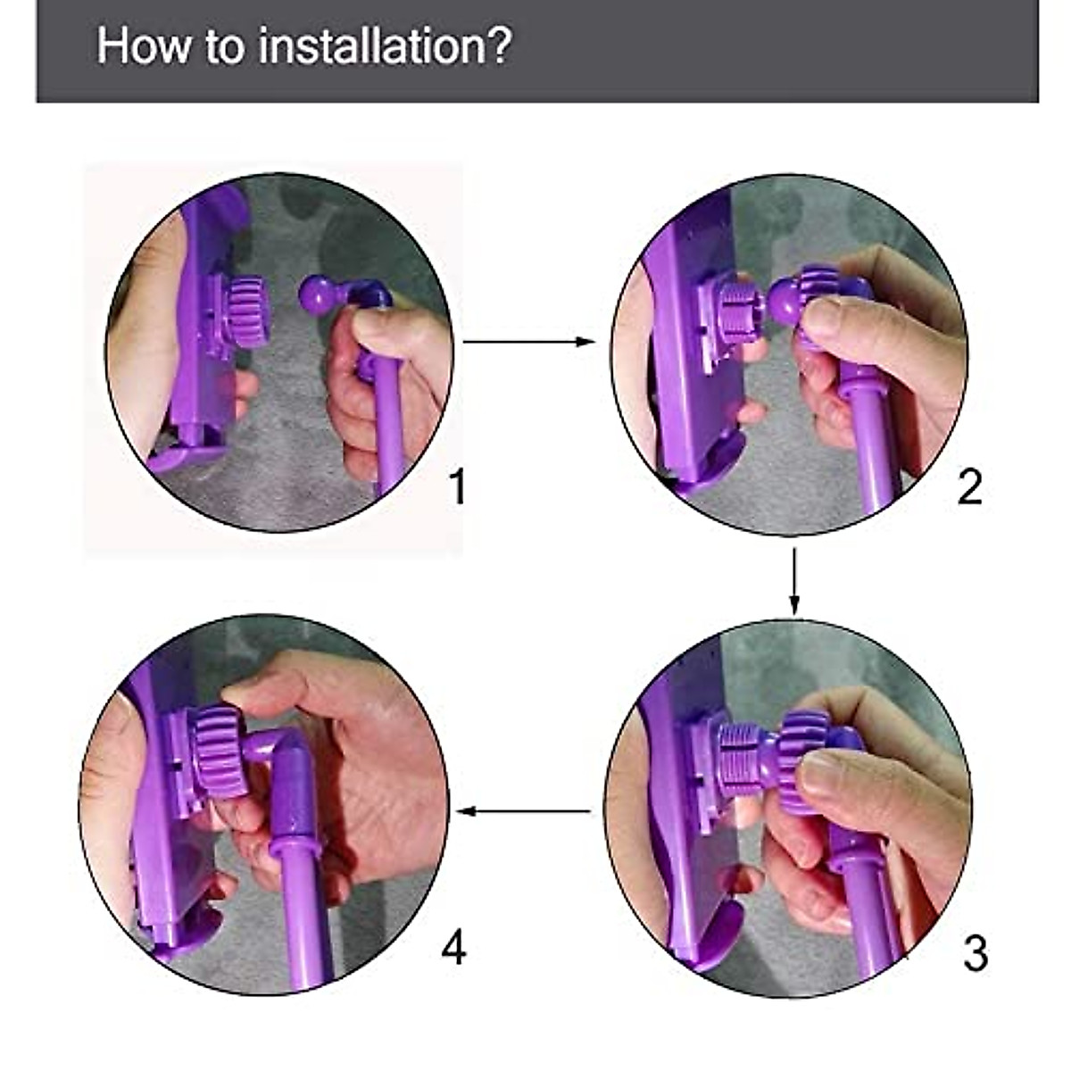 Smart Mobile Phone Stands,Universal Hanging on Neck Cell Phone Mount Holder, Flexible Lazy Bracket DIY Free Rotating for Multiple Functions（Black）