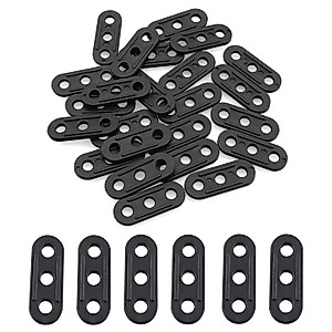 ZZLZX 30PCS Tent Wind Rope Buckle Fastener Plastic Cord Tensioners Rope Adjuster for Outdoor Activities Camping Hiking Picnic