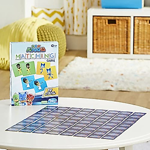PJ Masks Hasbro Gaming Matching Game for Kids Ages 3 and Up, Fun Preschool Memory Game for 1+ Players