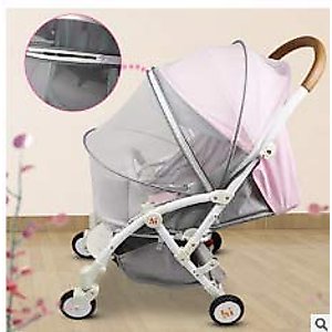 Joyooss Stroller Mosquito Net, Baby Mosquito Net, Large Size Netting with Stroller Hook - Grey