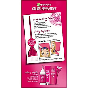 Garnier Color Sensation Hair Color Cream, 6.17 Out of the Blue, Soft Teal Blue