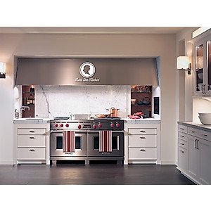 Aunti Em's Kitchen Designer Hand and Kitchen Dish Towels Woven from 100% Responsibly-Farmed, Thick, Luxurious Cotton, Oversized 20 x 30 inches, One Half Dozen, Wine Stripe