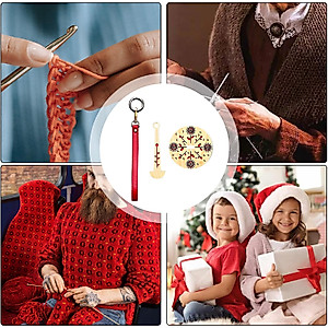 Wood Yarn Holder | Portable Wooden Yarn Holder with Wrist Strap | Knitting Crocheting Embroidery Accessories for Hats, Cardigans, Sweaters, Socks, Blankets, Handicrafts