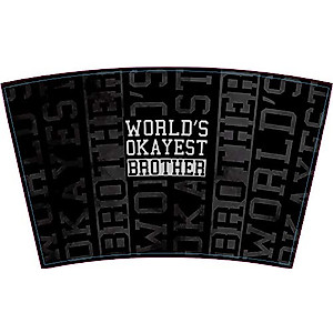 World's Okayest Brother Stainless Steel 16 oz Travel Mug with Lid