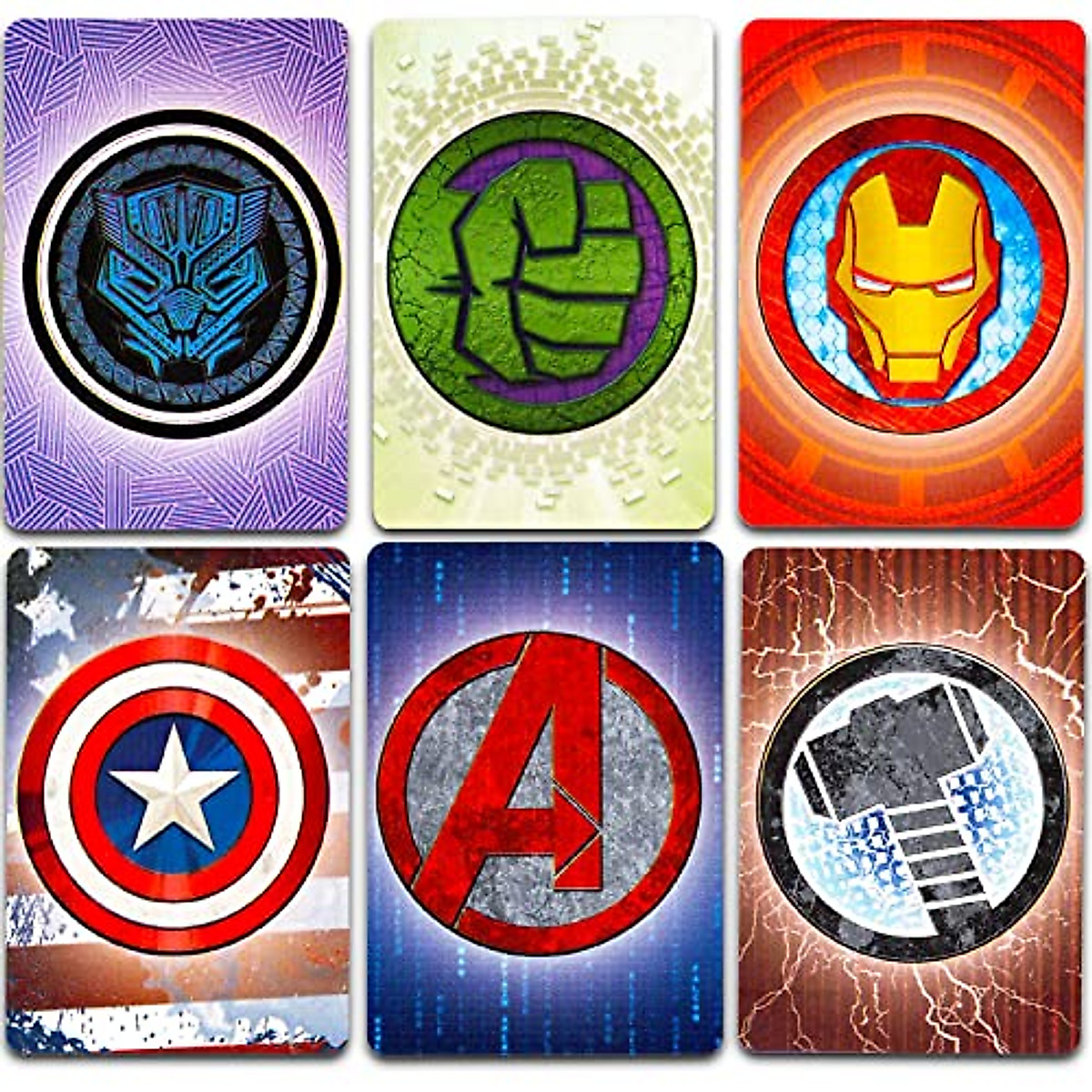 Avengers Patient Stickers for Boys Girls ~ 100 Pcs Individual Pre-Cut Superhero Kids Reward Stickers Medical |Bulk Doctor Office Stickers