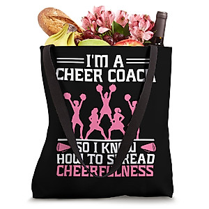 Cheerleading Coach Cheer Coach Cheerleader Cheer Training Tote Bag