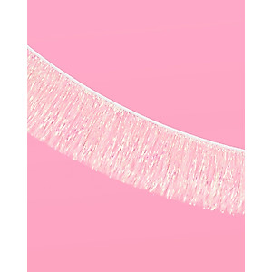 xo, Fetti The Last Disco Fringe Banner - Iridescent, 5 Ft. | Bachelorette Party Decoration, Groovy Bach, Bridesmaid Favor, Bride to Be Gift, 70s Bridal Shower Supplies, Photobooth Backdrop