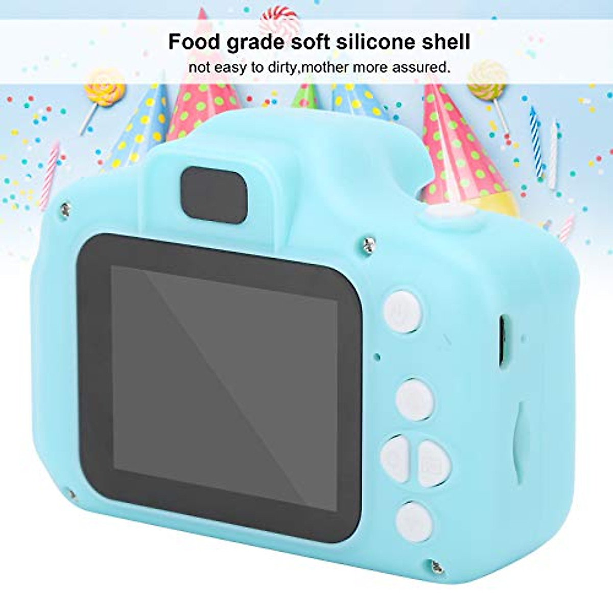 Kid's Camera, Multifunctional Children's Digital Camera Camera Photo Video with Memory Card Gift for Girl boy(Green 32GB)