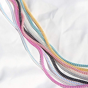 Cable Protector Animal Proof Wire Repair, Cord Protector for Pets Headphone Saver Spiral Cable Wrap Strain Relief, Cord Sleeve for Phone Cable USB Date Cable, 60 inches, 2 pcs, Silver-Red-Blue