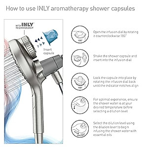 Moen IN208H2SRN Aromatherapy Handshower with INLY Shower Capsules, Spot Resist Brushed Nickel