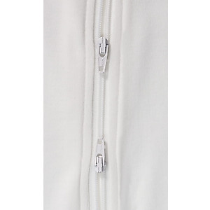 HAJAKADAS-Y Baby Boys' Cotton Sleep and Play Pjs, Snug Fit Footed Jumpsuit, Zip Front Pajamas, Pack of 3(6-9 Months, black/white/Grey)