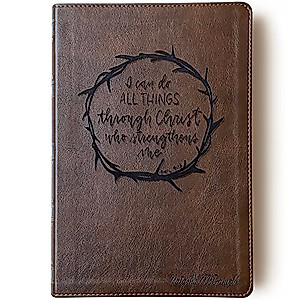 Hand Lettered & Laser Engraved NKJV Open Bible, Perfect Gift for Wedding, Baptism, Graduation or Birthday