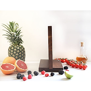 YOUSUNLONG Magnetic Knife Block - Magnetic Knife Holder - Magnetic Knife Stand - Natural Walnut Double-Sided Magnetic Multipurpose Knife Display and Storage Racks - Holds for 10-inch knives