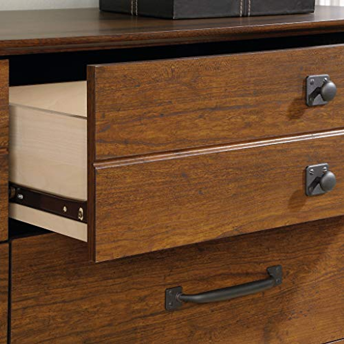 Sauder Carson Forge Dresser, Washington Cherry finish