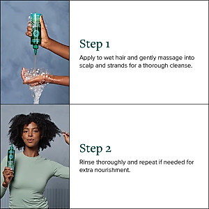 ALODIA Nourish & Heal Raw Organic Black Soap for Dry Scalp & Gentle Hair - Lavender & Spearmint Infused African Liquid Black Soap Wash - Gently Remove Buildup on Scalp & Strands - 8 oz