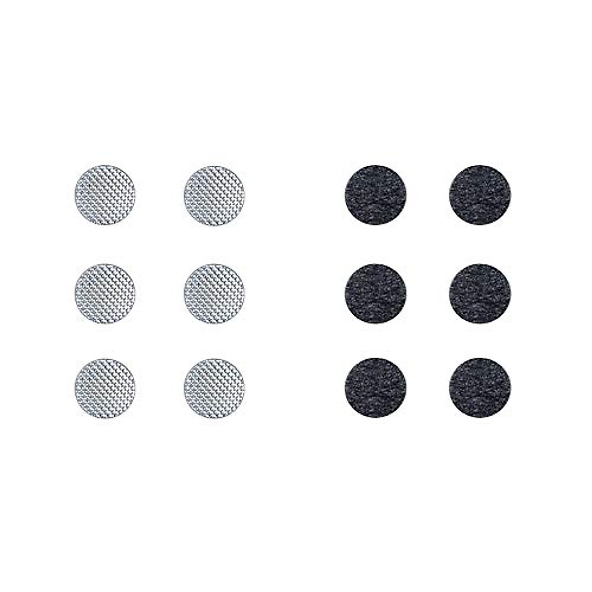 4mm Headphone Filters Dustproof for Earphone Filter Earphone Protective Filters Compatible with Urbeats Beatsx (6 Pairs) (4.0mmAB, Silver/Black)