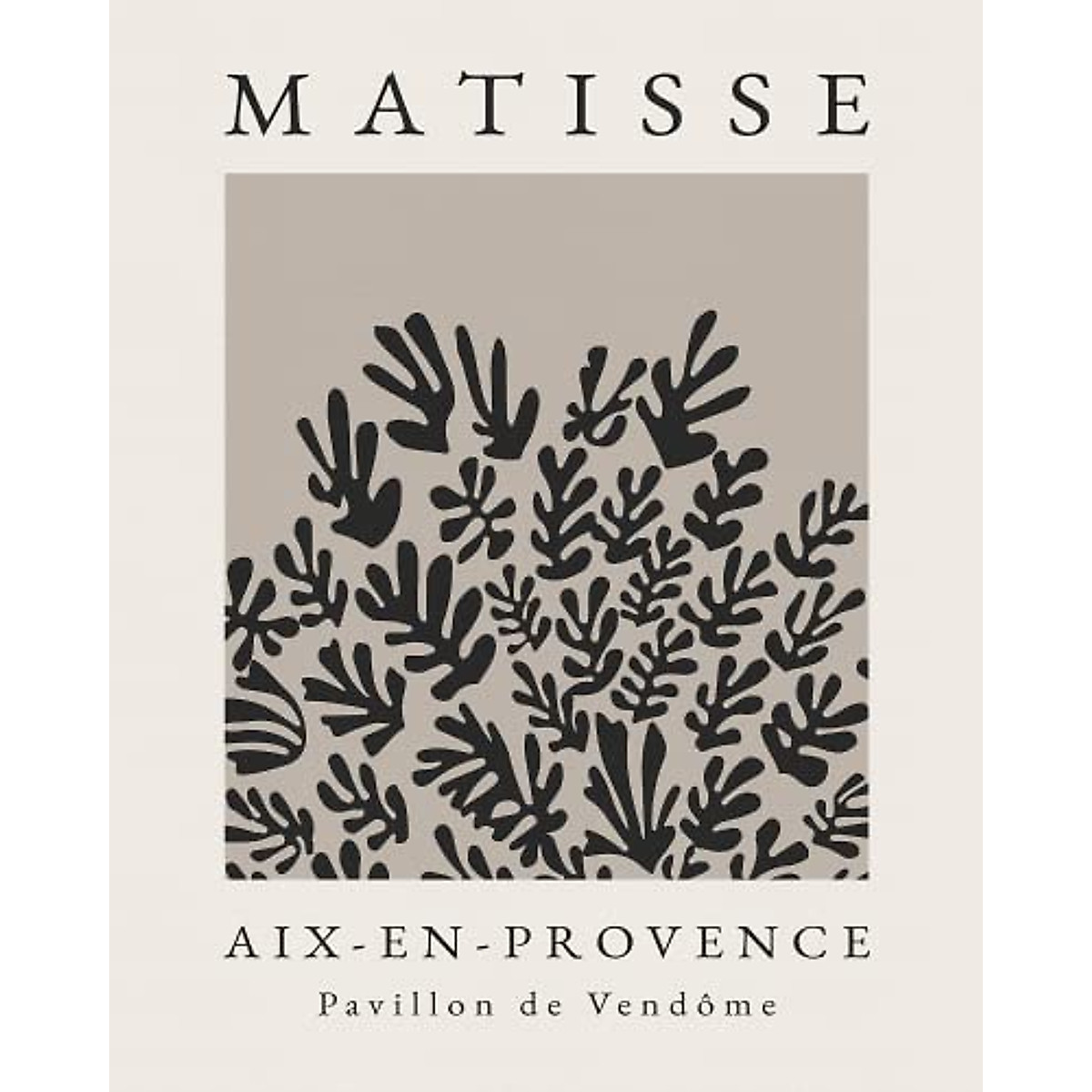 UPWOIGH Matisse Black And White Wall Art Poster Set of 3, 12x16in Unframed Real Quality Canvas Paintings for Tasteful Art Poster, Decoration in Living Room, Bathroom,Hallway Bedroom