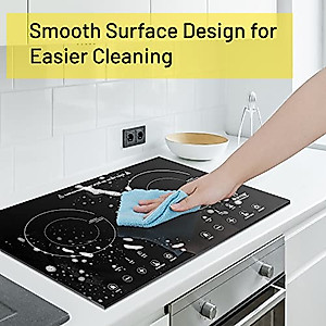 Duxtop 1800W Portable Induction Cooktop 2 Burner, Built-In Countertop Burners with Adjustable Temperature Control, Sensor Touch Induction Burner with Timer and Safety Lock, Easy to Clean, 8620BI/BTK35