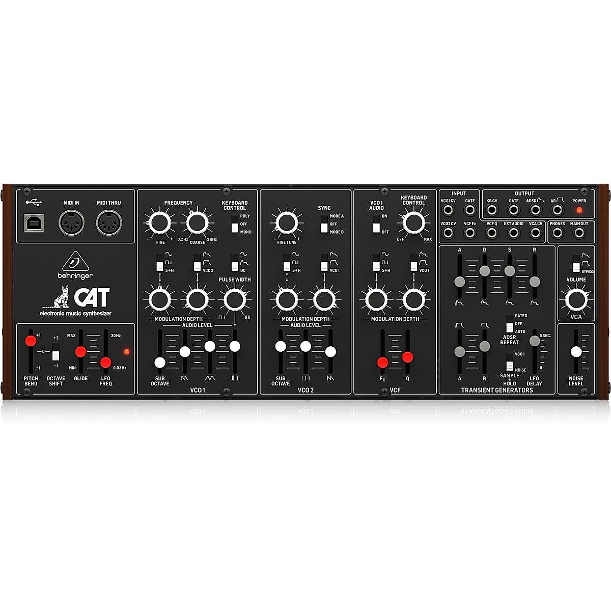 Behringer CAT Legendary Paraphonic Analog Synthesizer with Dual VCOs