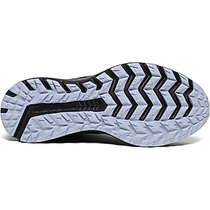 Saucony Women's Cohesion TR13 Running Shoe, Black/Grey/Blue, 7.5