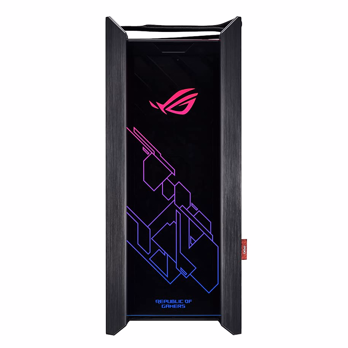 Asus ROG Strix Helios GX601 RGB Mid-Tower Computer Case for up to EATX Motherboards with USB 3.1 Front Panel, Smoked Tempered Glass, Brushed Aluminum and Steel Construction, and Four Case Fans, Black