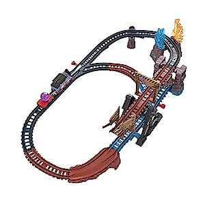 Thomas & Friends Motorized Toy Train Set Crystal Caves Adventure with Thomas, Tipping Bridge & 8 Ft of Track for Kids Ages 3+ Years