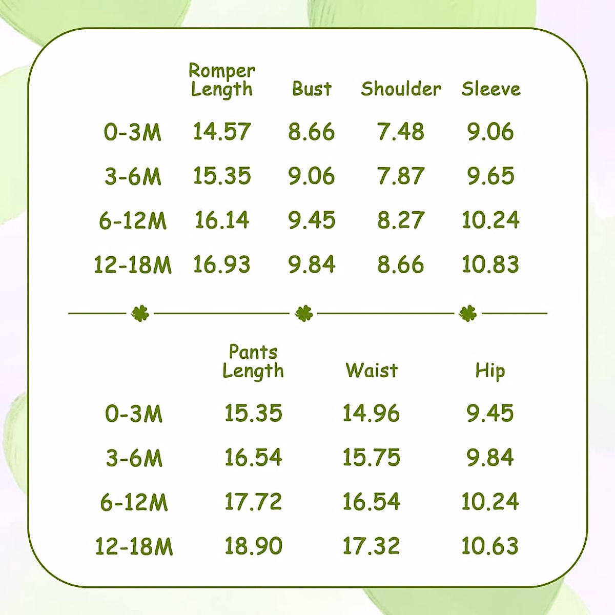 DEARBB Newborn Baby Girl My 1st St. Patrick’s Day/Easter Outfit Romper Lucky Shamrock Bunny Flare Pants Set Infant Toddler