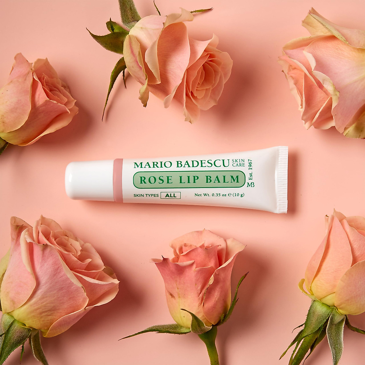 Mario Badescu Moisturizing Lip Balm | Trio Pack Includes Mint, Rose, and Original | Infused with Vitamin E, Cocoa Butter, and Coconut & Sweet Almond Oils for Soft & Supple Lips | 3 Count