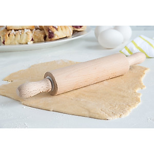 Fox Run Small Rolling Pin, Wood, 8-Inch Barrel