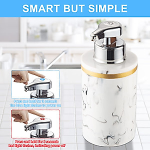 Automatic Soap Dispenser-Foaming Hand Soap Dispenser-Rechargeable Electric Automatic Soap Dispenser Touchless-Foam Hand Touchless Soap Dispenser for Bathroom,Kitchen(11oz/320ml)