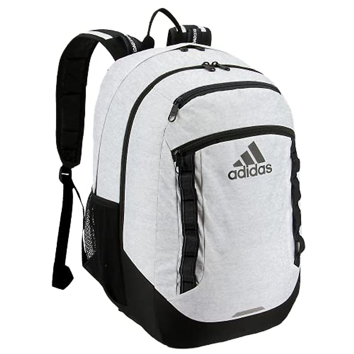 adidas Unisex-Adult Excel Backpack, Jersey White/Black, One Size
