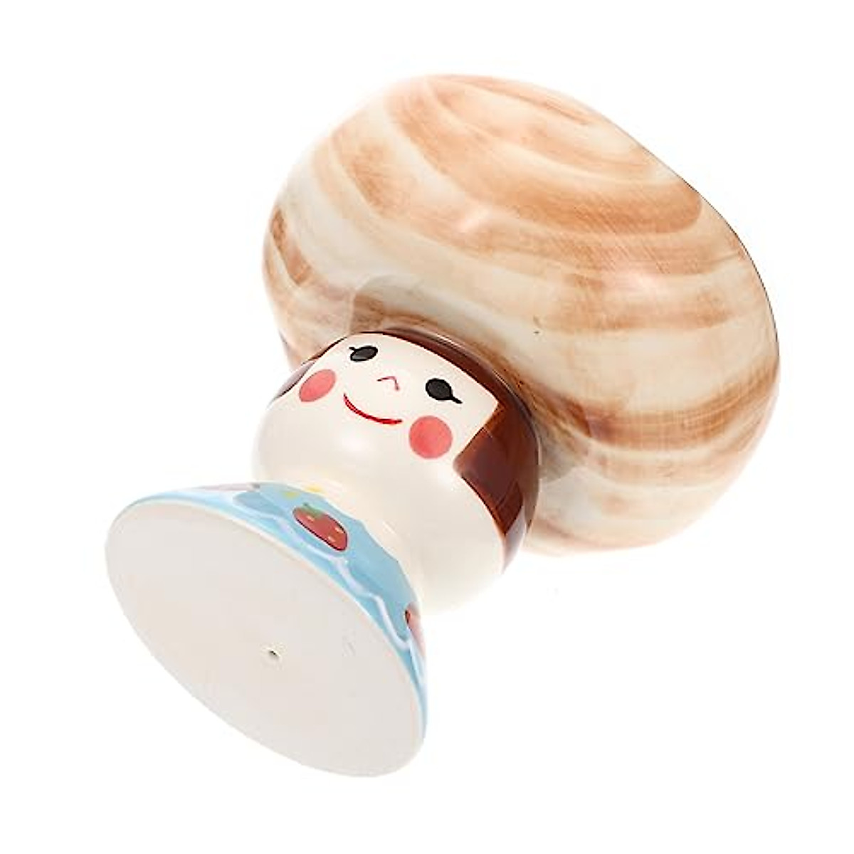 Mikinona Ceramic Doll Tray Ceramic Salad Bowl Oval Tray Extra Large Salad Bowl Trifle Bowl Small Bowls for Ice Cream Cartoon Fruit Plate Food Serving Bowl Footed Dessert Bowls Dessert Cup