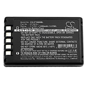 Replacement Barcode Scanner Battery for C-asio DT-800, DT-810 3.7V 1450mAh