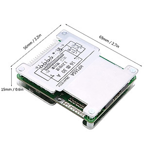 16S Lithium Battery Board, Battery Balance Board with Aluminum Heatsink(16 Strings 3.2V 30A Same Port Equalization)