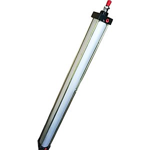 INTBUYING Air Cylinder Pneumatic Buffer Standard Cylinder Aluminum Alloy Magnetic Rod Dual Action Single Rod- SC 80 x 1000 PT Bore:3" Stroke:40"