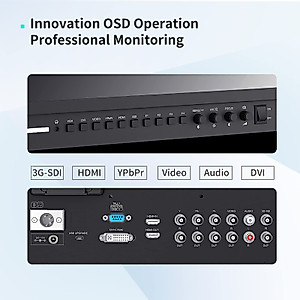 FEELWORLD P173-9HSD 17.3 Inch Design 1920x1080 Desktop Monitor for Broadcast LCD Monitoring with 3G SDI HDMI YPbPr Input Output