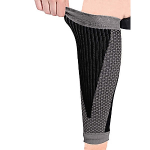PURFUN Men Boys Compression Calf Shin Supports Slings Professional Arthritis Tendonitis Calf Leg Sleeve Socks Dance Yoga Team Sports Training Volleyball Calf Splints Supports Guard Protection Gear