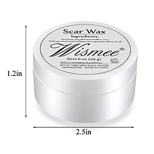 Wismee Special Effects Sfx Makeup Kit Professional Scar Wax Set 6 Color Bruise Wheel Makeup Kit Face Body Paint Oil with Sponges, Fake Scab Blood, Spatula Tool