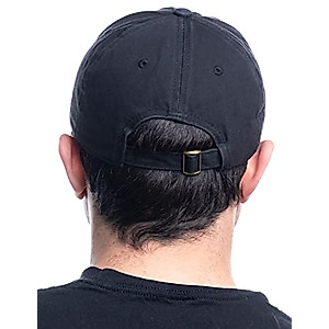 Ann Arbor T-shirt Co. The Golf Father | Funny Saying Golfing Cap, Golfer Low Profile Dad Baseball Hat Black